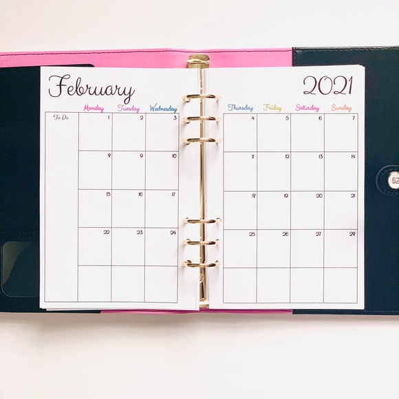 Office | A5 Planner Inserts And Binder Dated And Undated | Poshmark